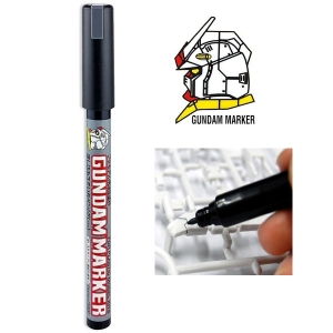 [GM 302] 건담마커 흘려넣는 먹선펜 (그레이) [4973028505962]-기존코드 4973028420531 먹선펜 페널 ...